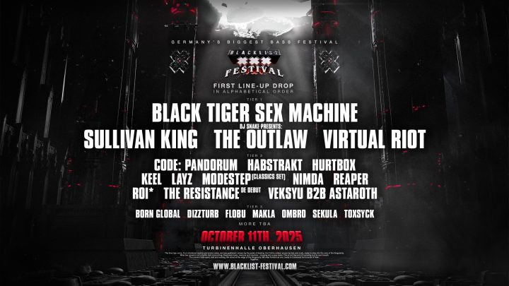 Blacklist Festival @ Turbinenhalle Oberhausen, Oberhausen · 11.10.2025 ...