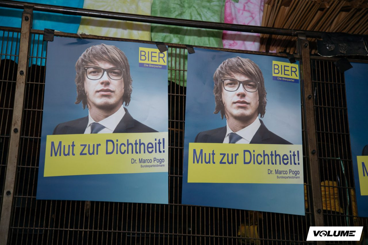 BIERPARTEI-WAHLPARTY @ Aera · Alle Fotos auf Volume.at