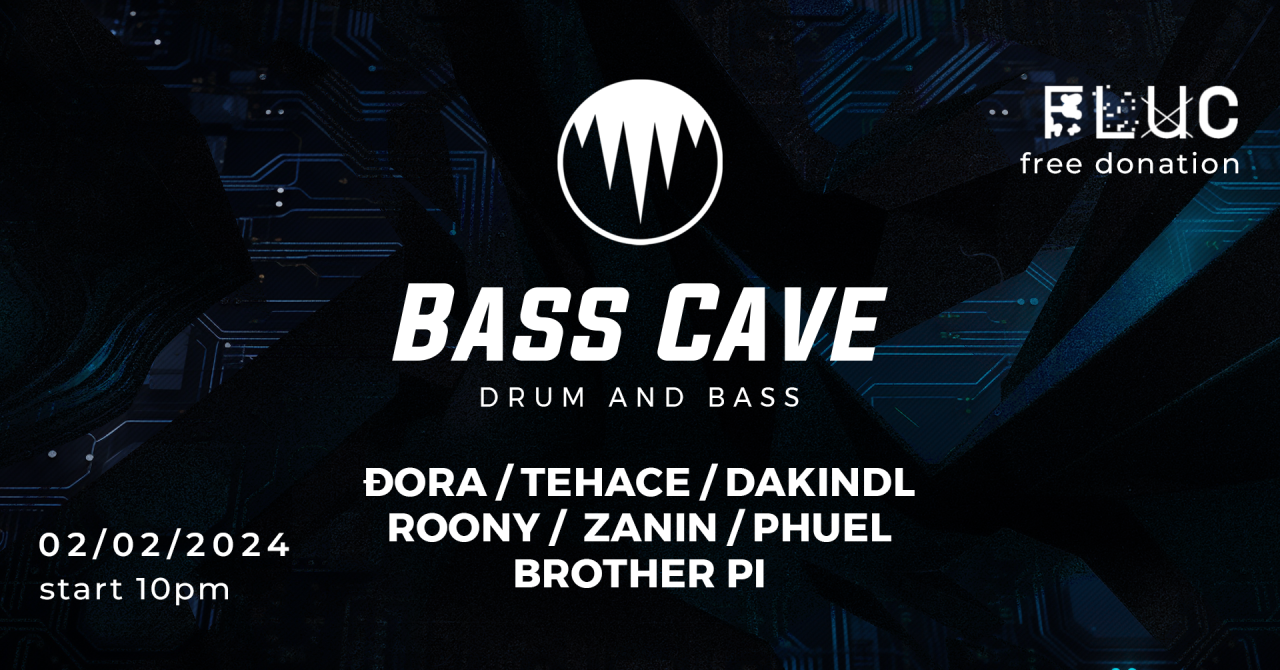 Bass Cave – Drum and Bass /w Dora & DaKindl @ Flucc, Wien · 02.02.2024 ...