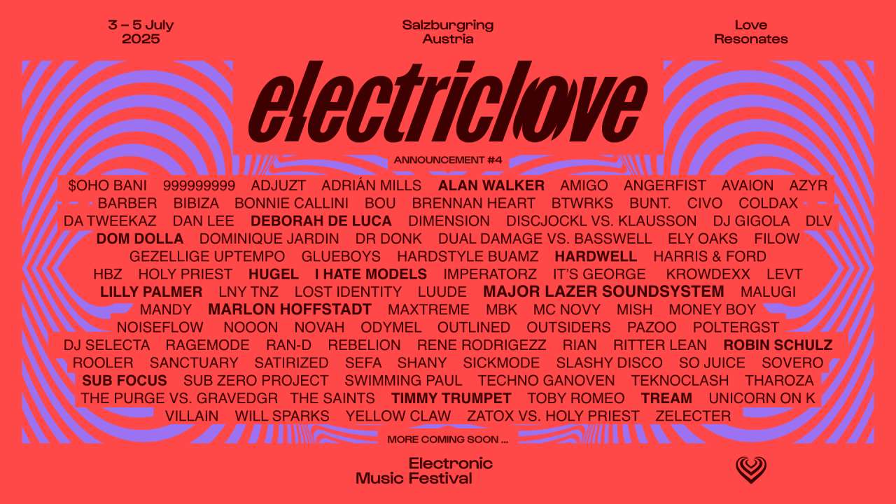 Electric Love Festival 2025: Timmy Trumpet, Lilly Palmer & mehr im ...
