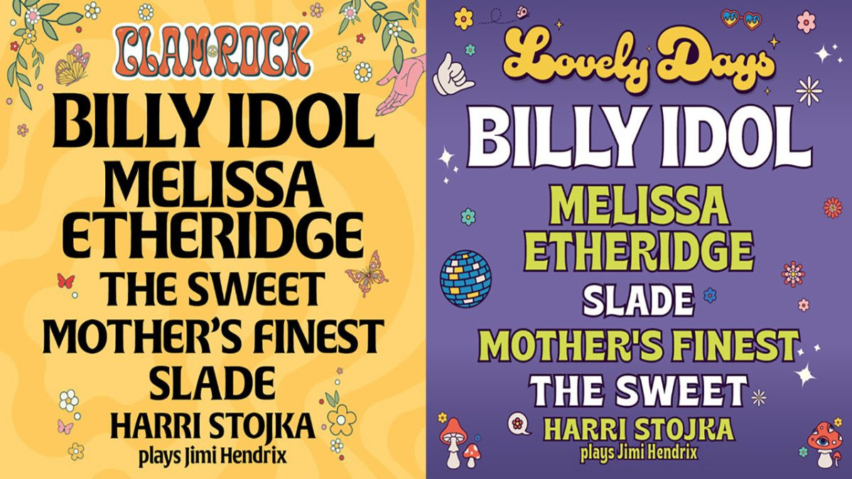 Clam Rock & Lovely Days 2025 Line-Up Update - Rocklegende BILLY IDOL in ...